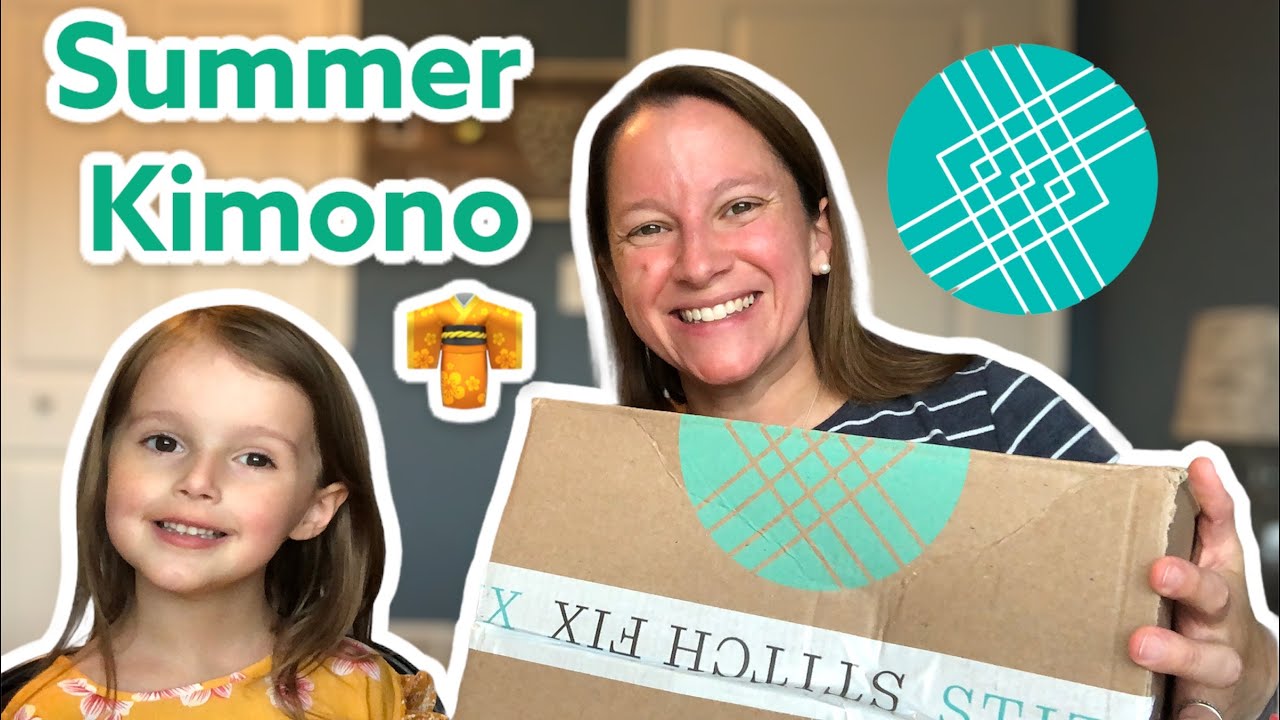 Stitch Fix Summer Kimono Review and Try On Unboxing! July 2021 - YouTube