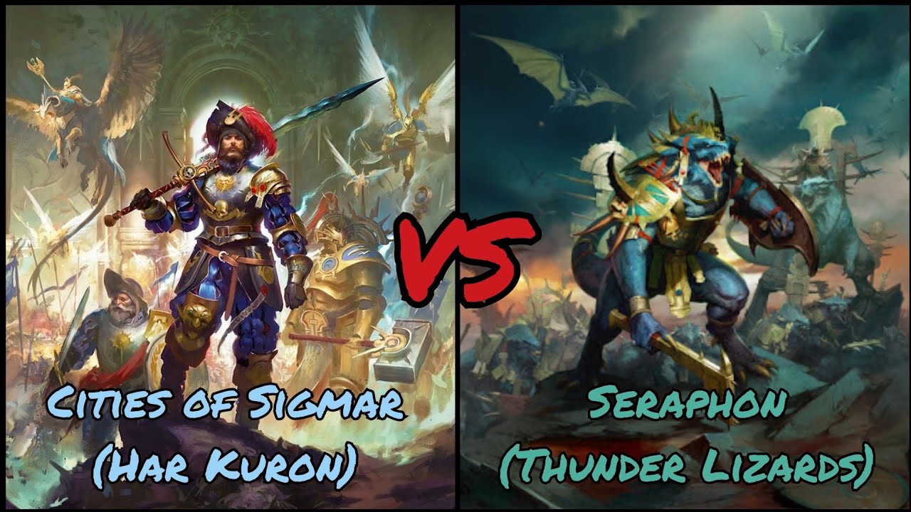 Age of Sigmar 2000pt Battle Report: Cities of Sigmar (Har Kuron) vs ...