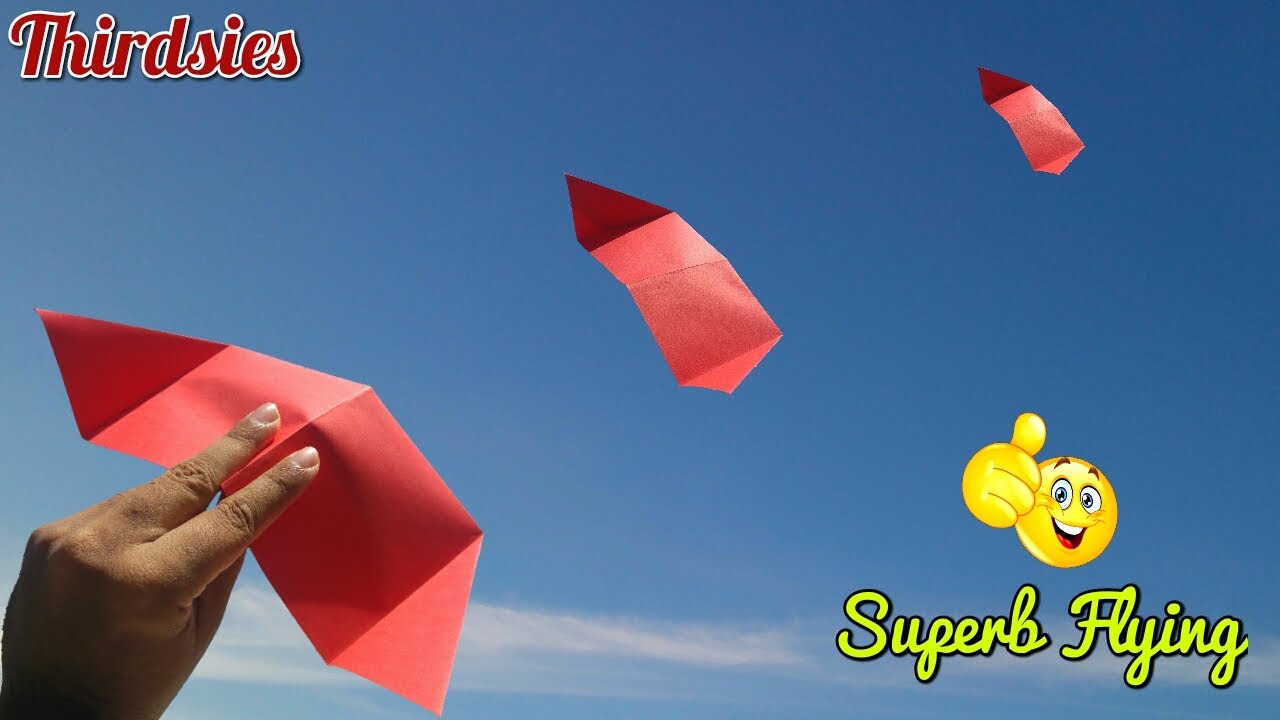 Thirdsies Paper Airplane Easy to Make - YouTube