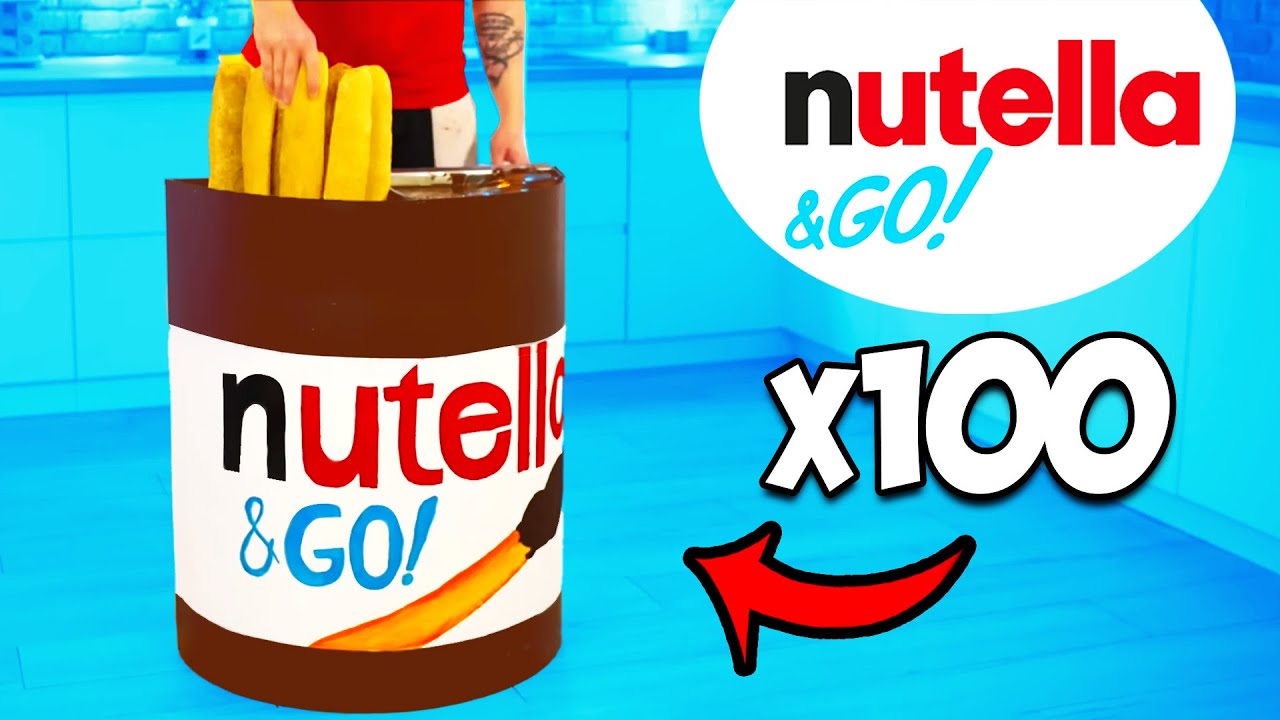 Giant Nutella Go | How to Make The World’s Largest DIY Nutella Go by ...