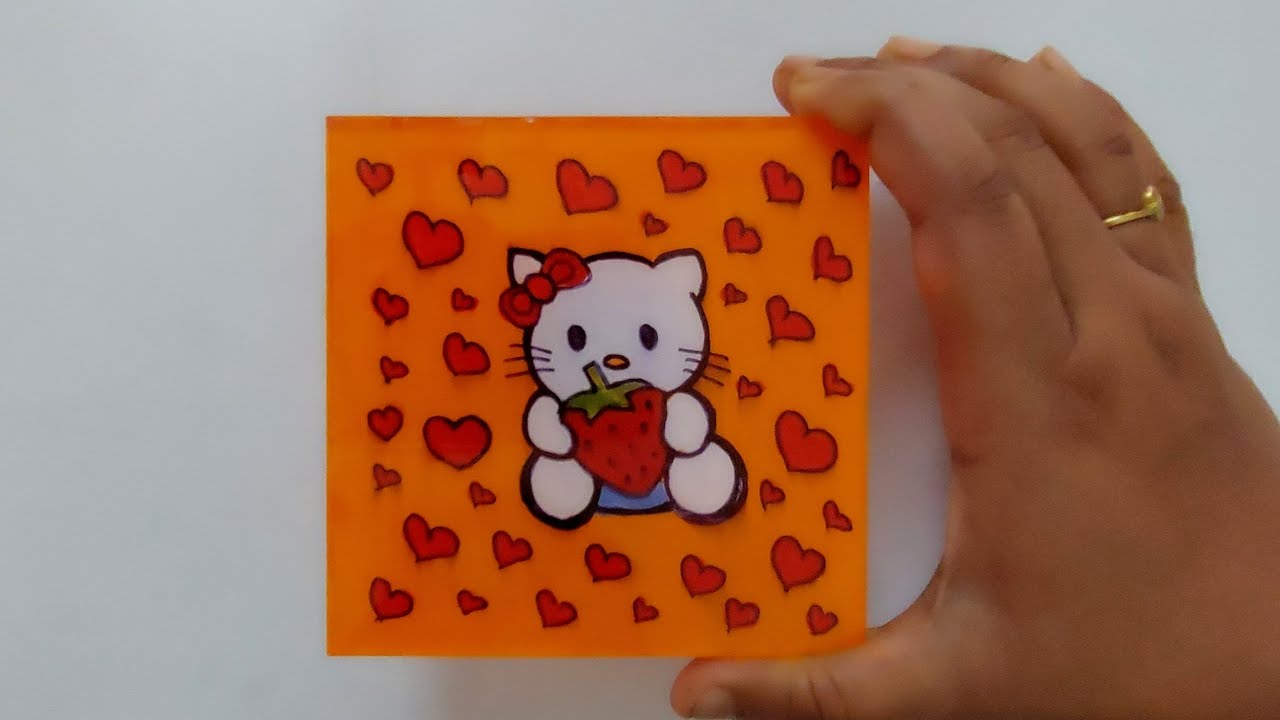 Hello Kitty Canvas Painting Sanrio Hello Kitty Hueforge Art By 3djd
