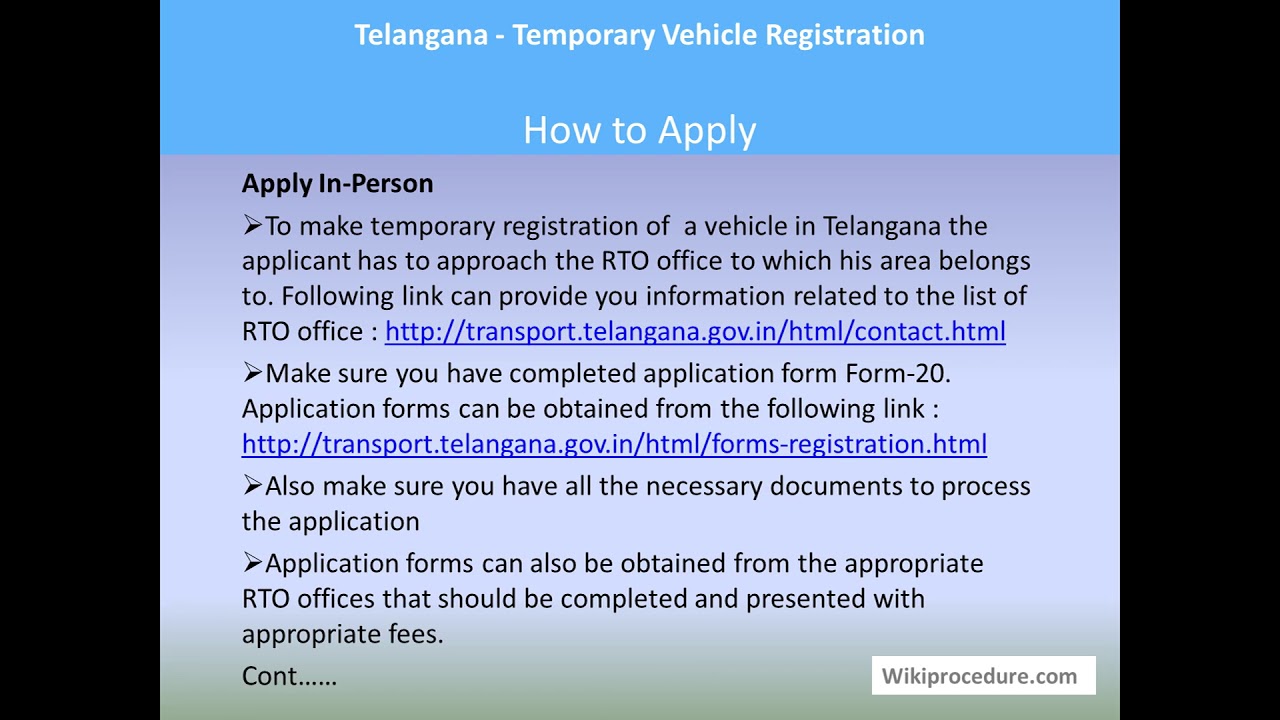 Telangana Temporary Vehicle Registration YouTube telangana-temporary-vehicle-registration-youtube
