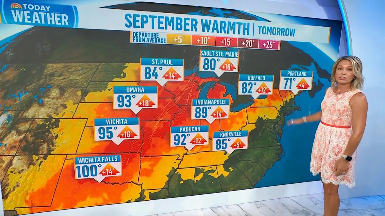 Dylan Dreyer with the Weather on TODAY show for September 18, 2024 ...