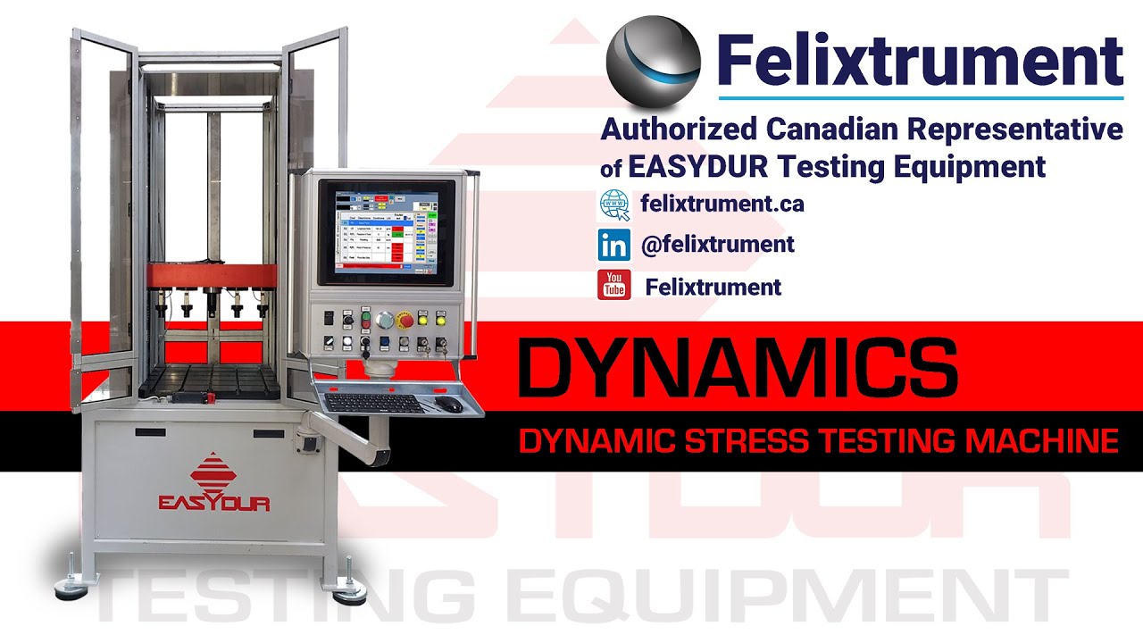 Easydur Dynamic Testing Machine - YouTube
