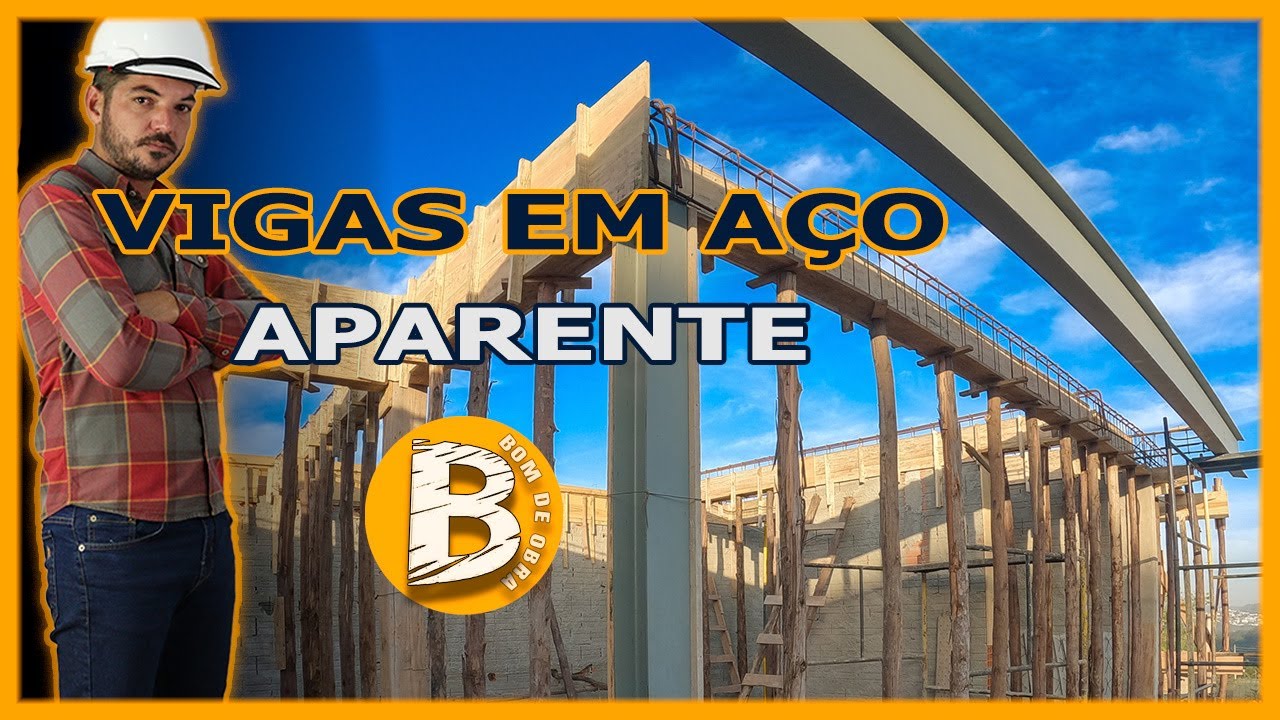 Estrutura mista Concreto Armado com Vigas Metalicas Detalhe ...
