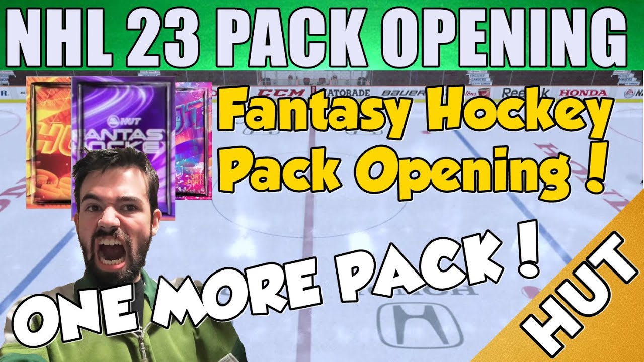 Fantasy Hockey Pack Opening! - NHL 23 HUT - Hockey Ultimate Team - ONE ...