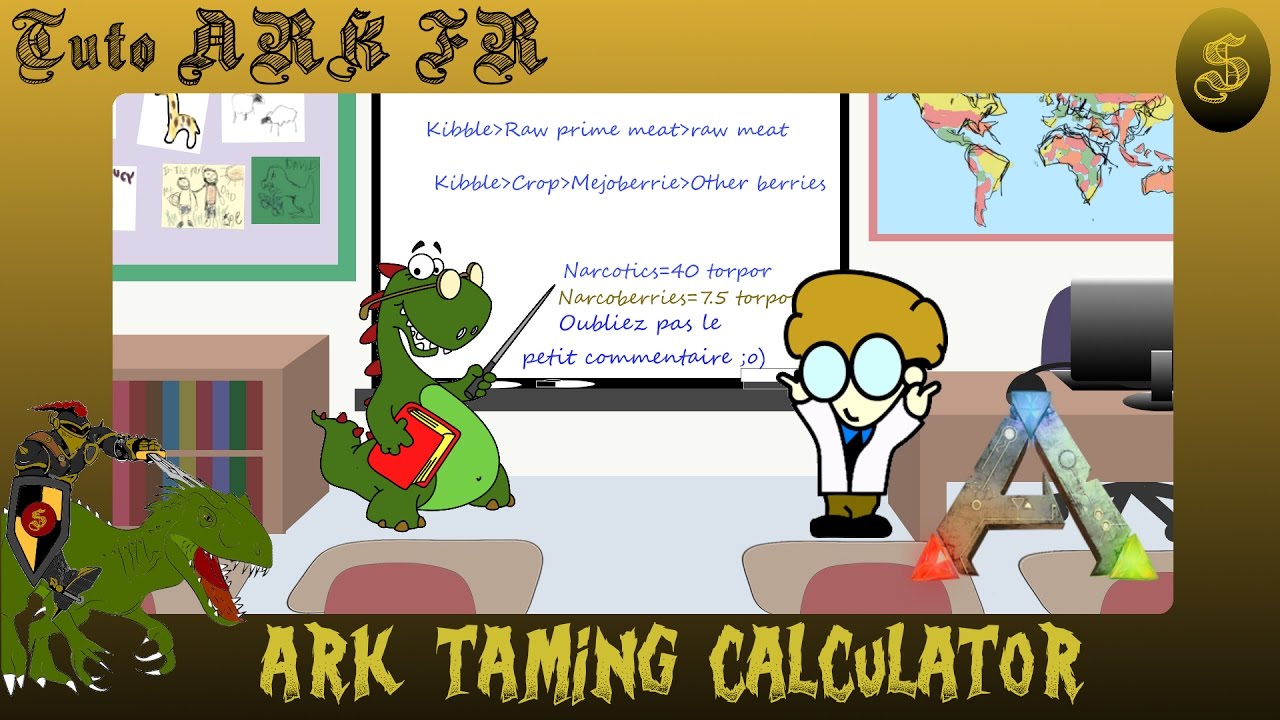Tuto ARK FR: ARK Taming Calculator - YouTube