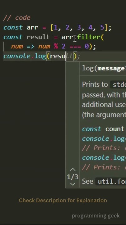 Javascript Quiz: How Well Do You Know arr.filter() method in JS #programming#javascript#coding # ...