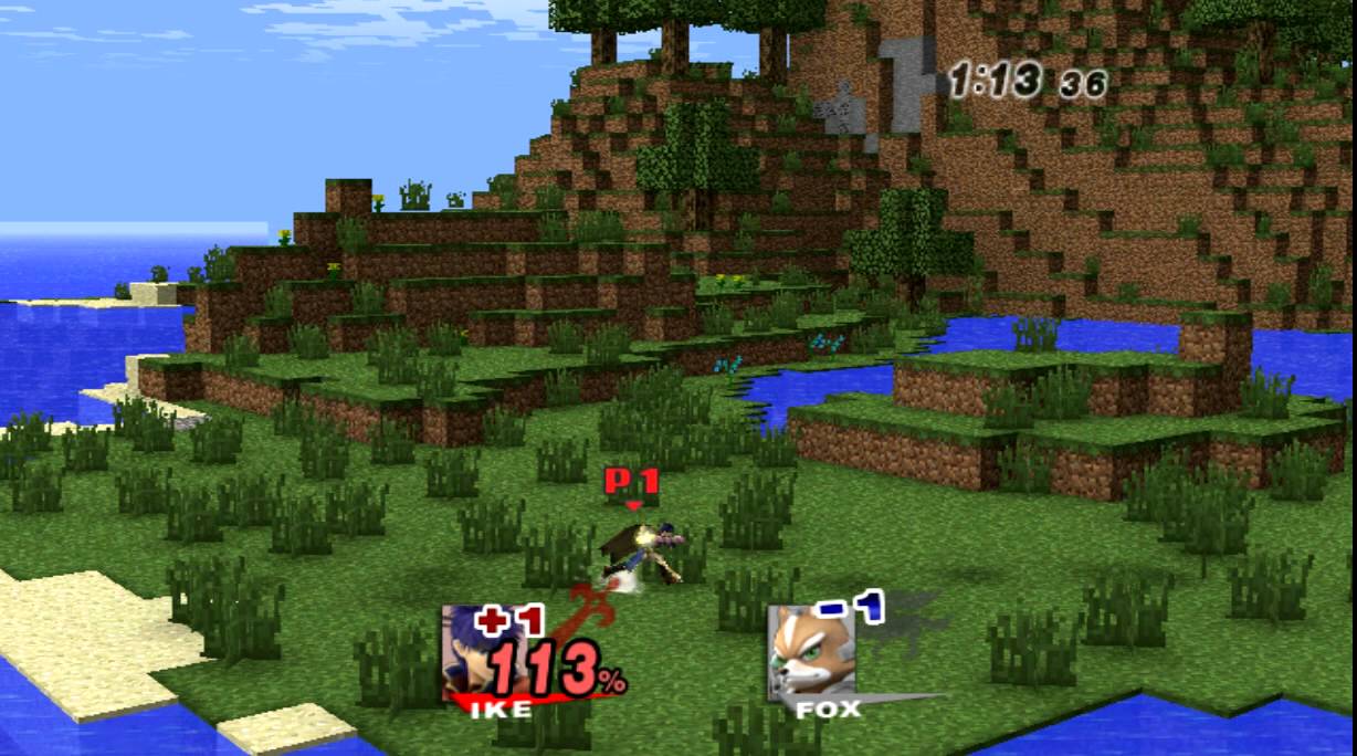 Minecraft Green Biome on land - YouTube