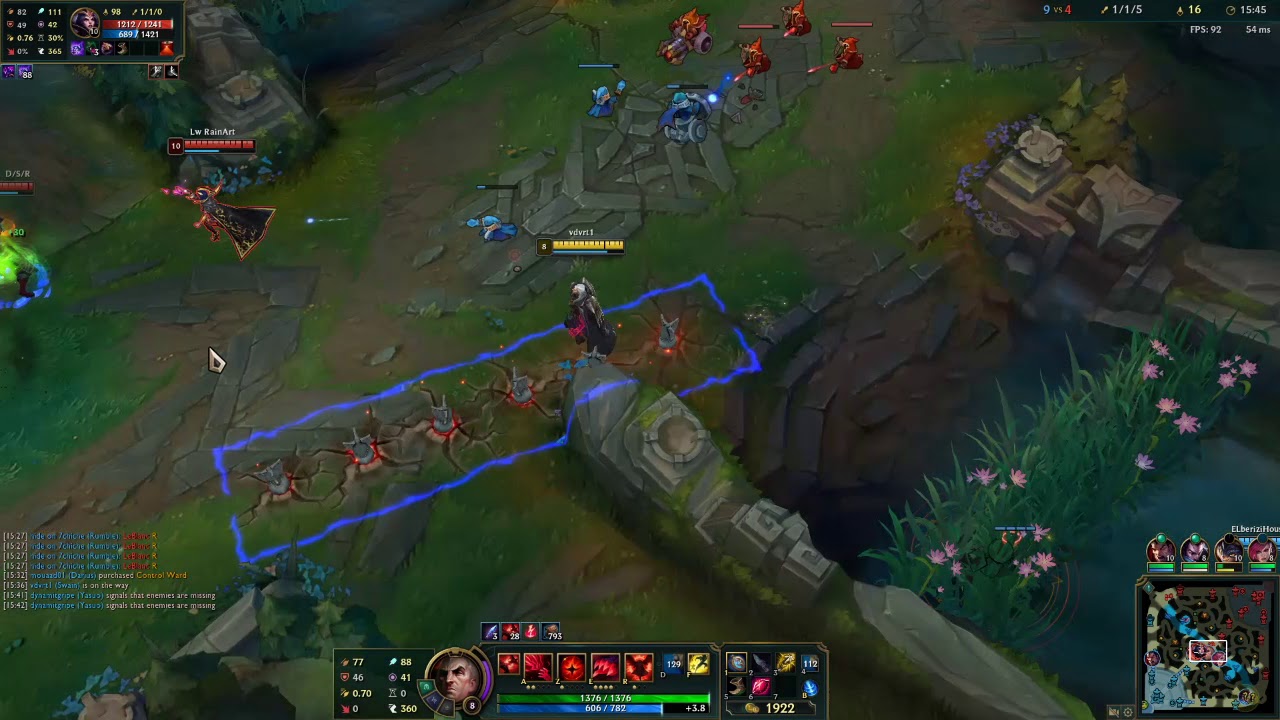 nice camp with swain and nice ult rumblle - YouTube