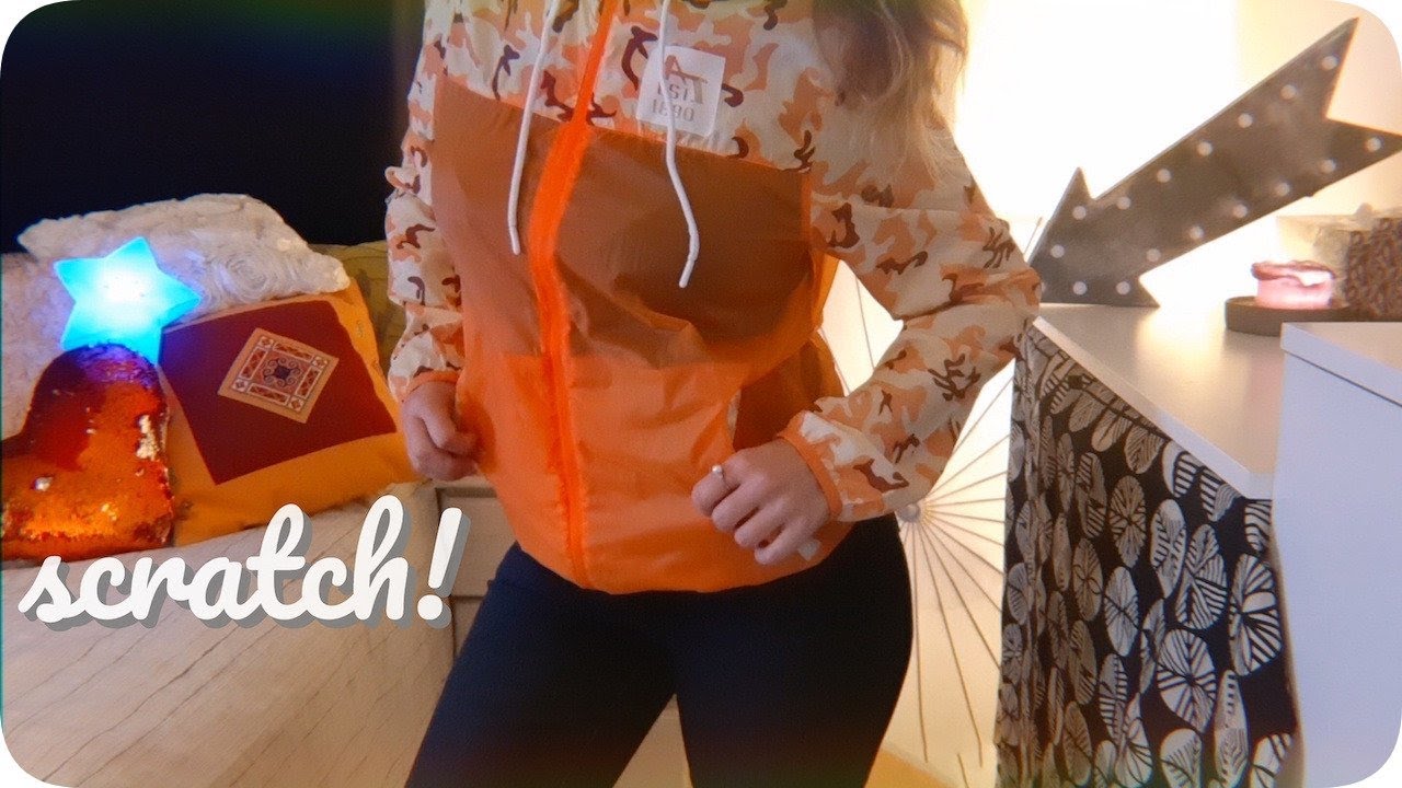 Jeans scratching ASMR Jacket and Zip scratching / loud crinkles ...