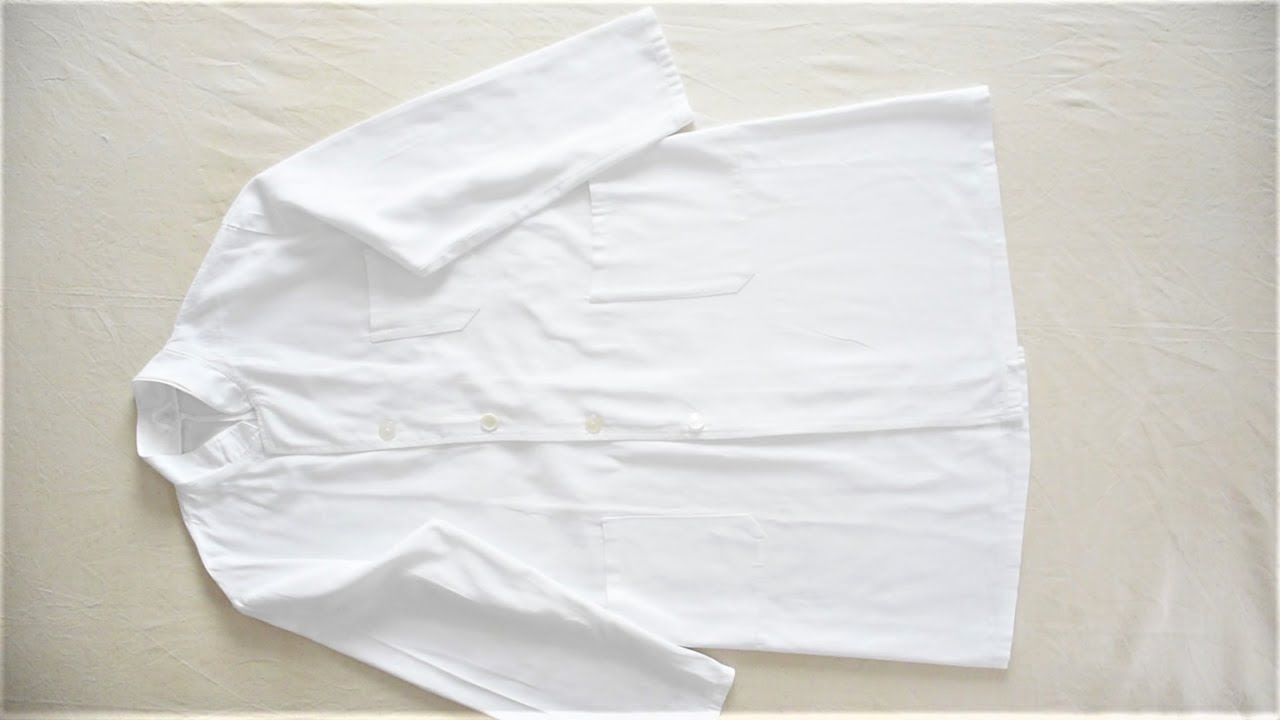 KonMari method – How to fold a lab coat / KonMari metoda - kako složiti ...