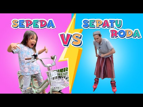 LEIKA SEPEDA VS TOMPEL SEPATU RODA‼️SIAPA YANG MENANG?