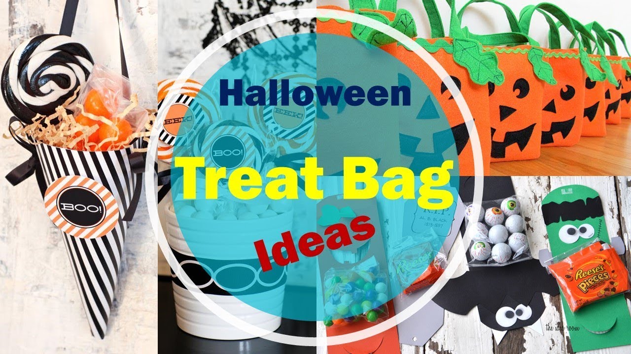 How To Make A Halloween Treat Bag Ideas YouTube how-to-make-a-halloween-treat-bag-ideas-youtube