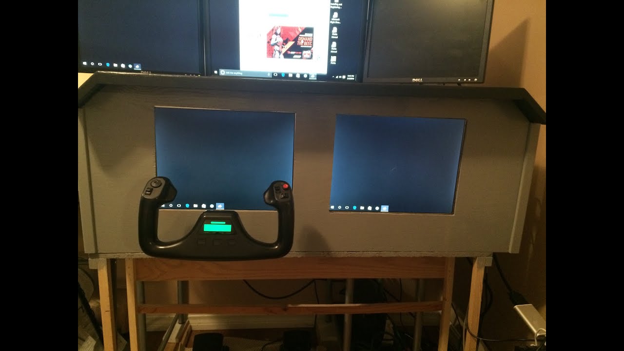 How I Mounted My Flight Sim Yoke (Simple & Rock-Solid Setup!) - YouTube