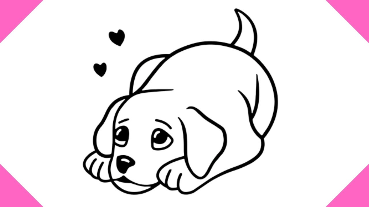 HVORDAN TEGNER DU EN HUND STEG FOR STEG - YouTube