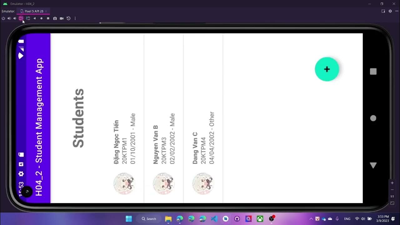 Homework 04 | Student Management App | Mobile Application Development ...
