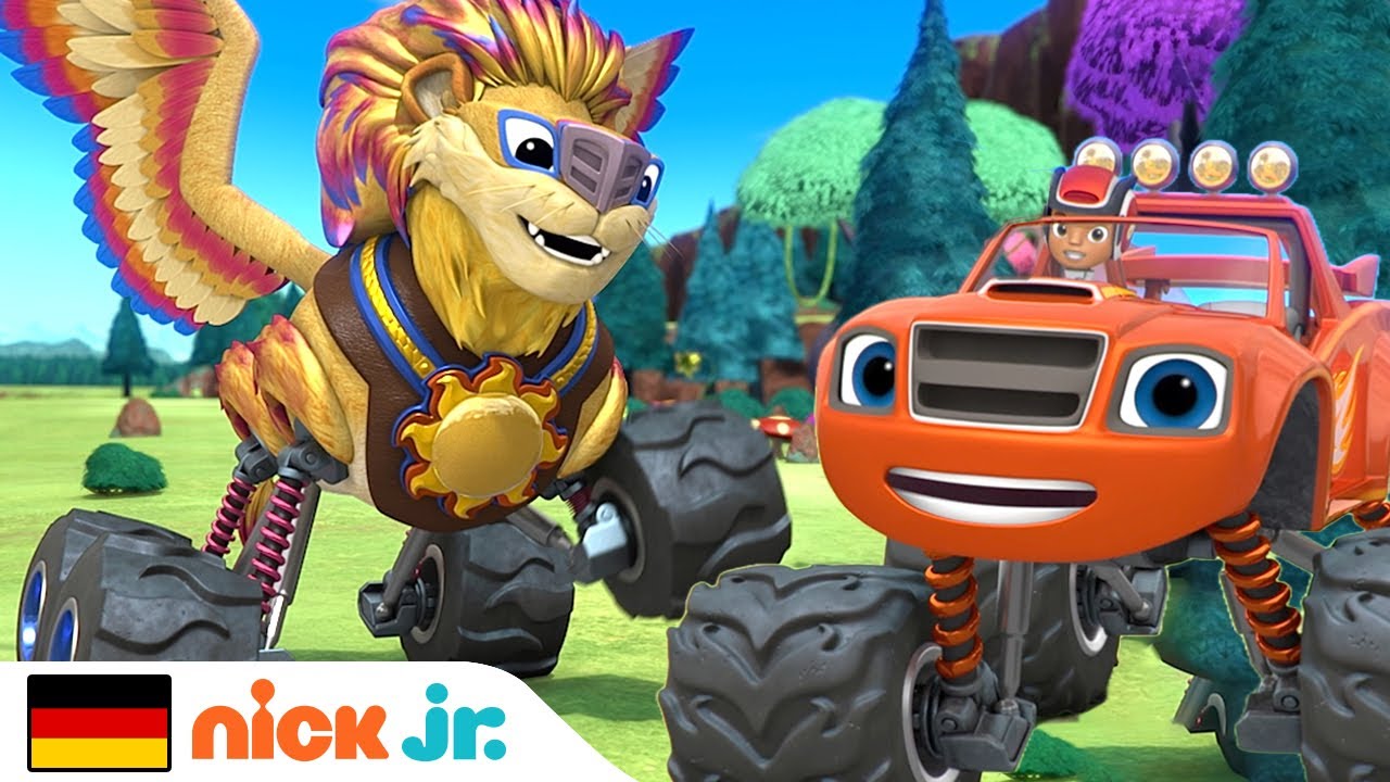 Blaze und die Monster-Maschinen | Blaze und AJ retten einen fliegenden ...