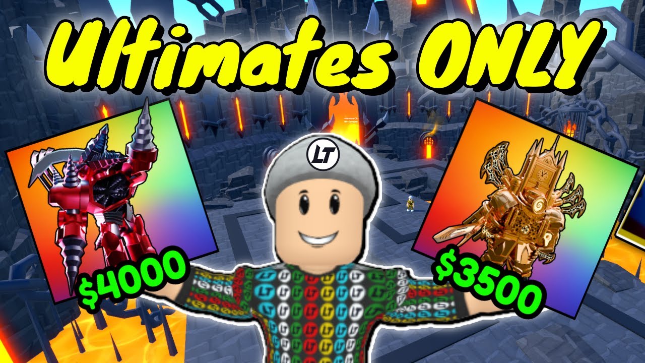 Ultimates Only (WAVE 100 CHALLENGE) | Toilet Tower Defense - YouTube