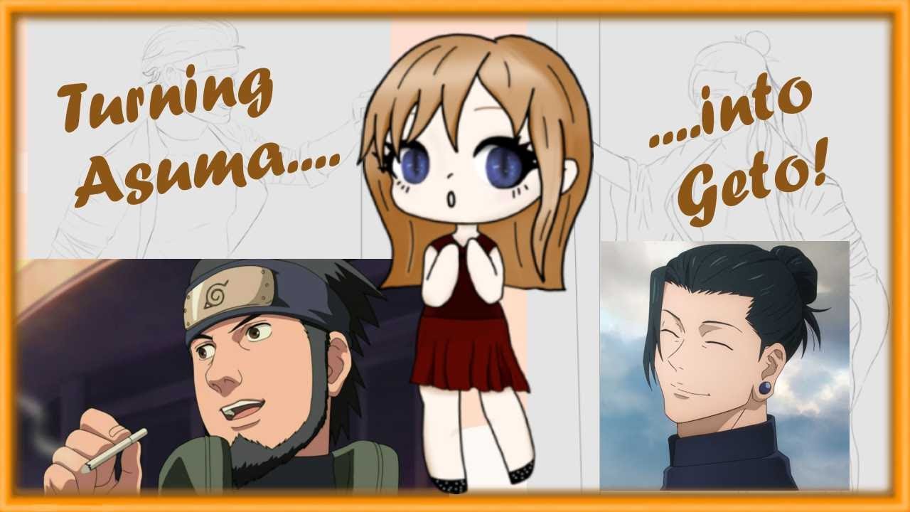 Turning Naruto's Asuma Sarutobi into JJK's Suguru Gato! | Digital Line ...