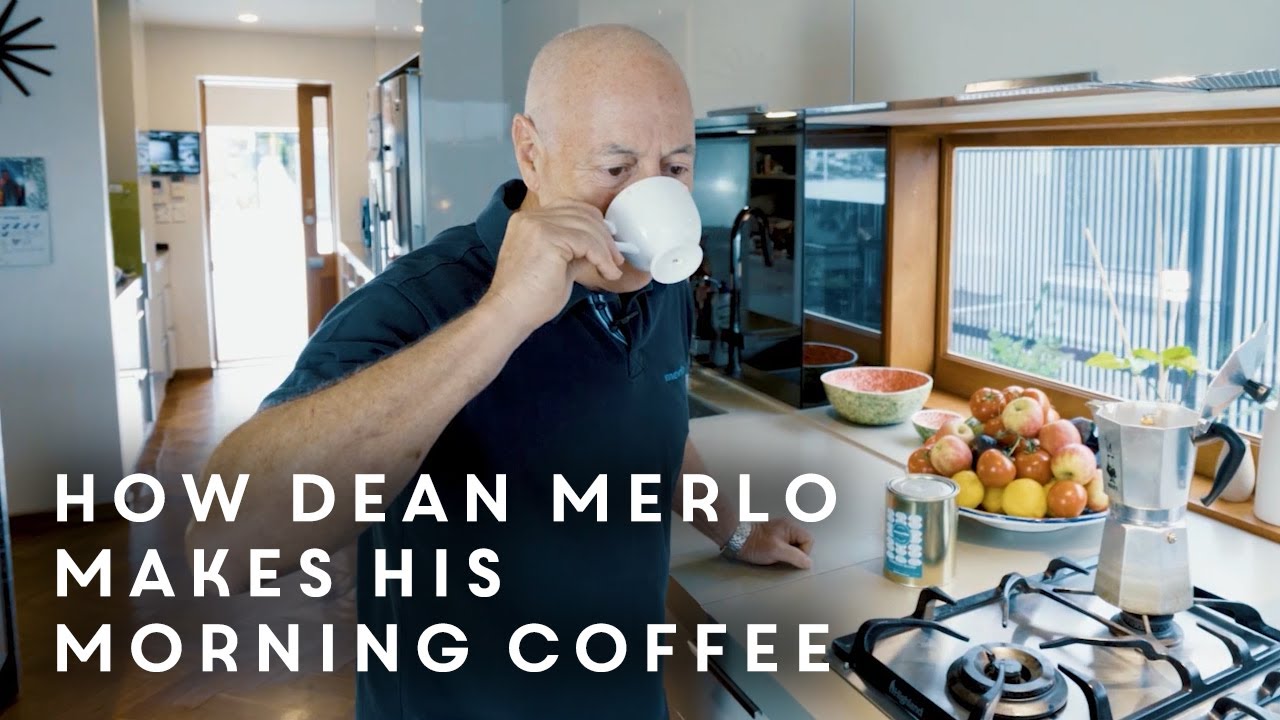 How Dean Merlo makes his morning coffee - YouTube