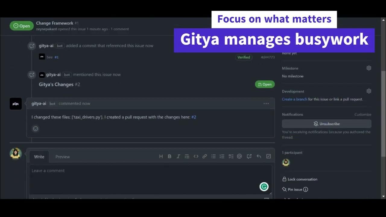 Gitya - AI-Powered GitHub Assistant - YouTube
