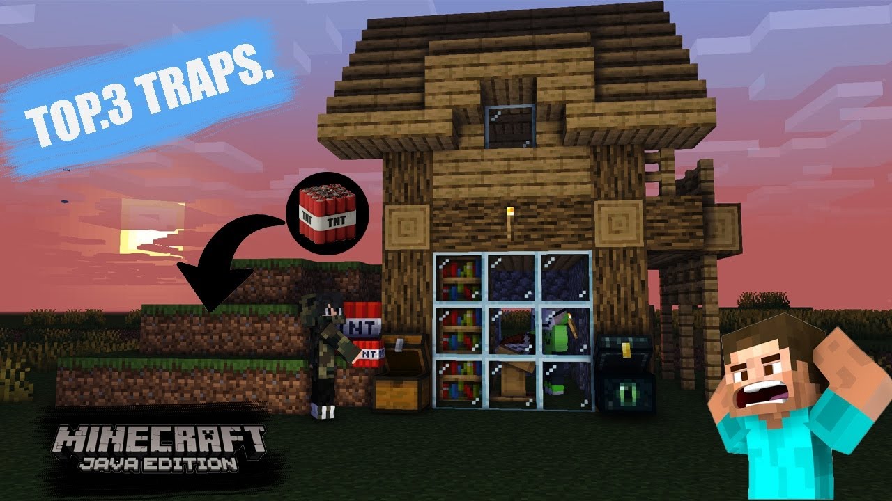 TOP.3 TRAPS TO PRANK YOUR FRIENDS IN MINECRAFT. - YouTube