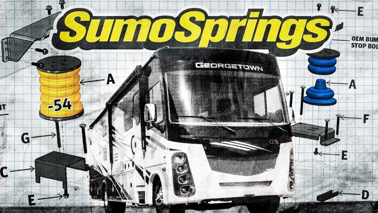 Class-A RV Front & Rear SumoSprings Install - YouTube