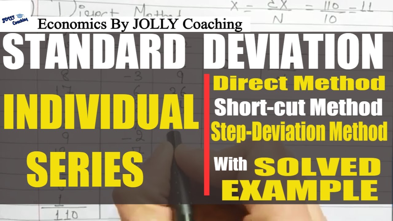 Standard Deviation | Statistics | Standard Deviation Individual Series ...