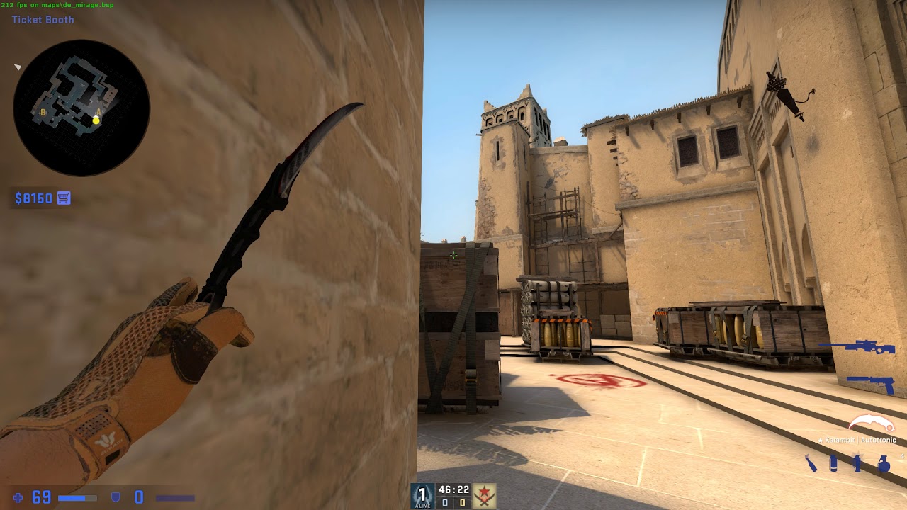 Mirage consistent CT smoke into A ramp - YouTube