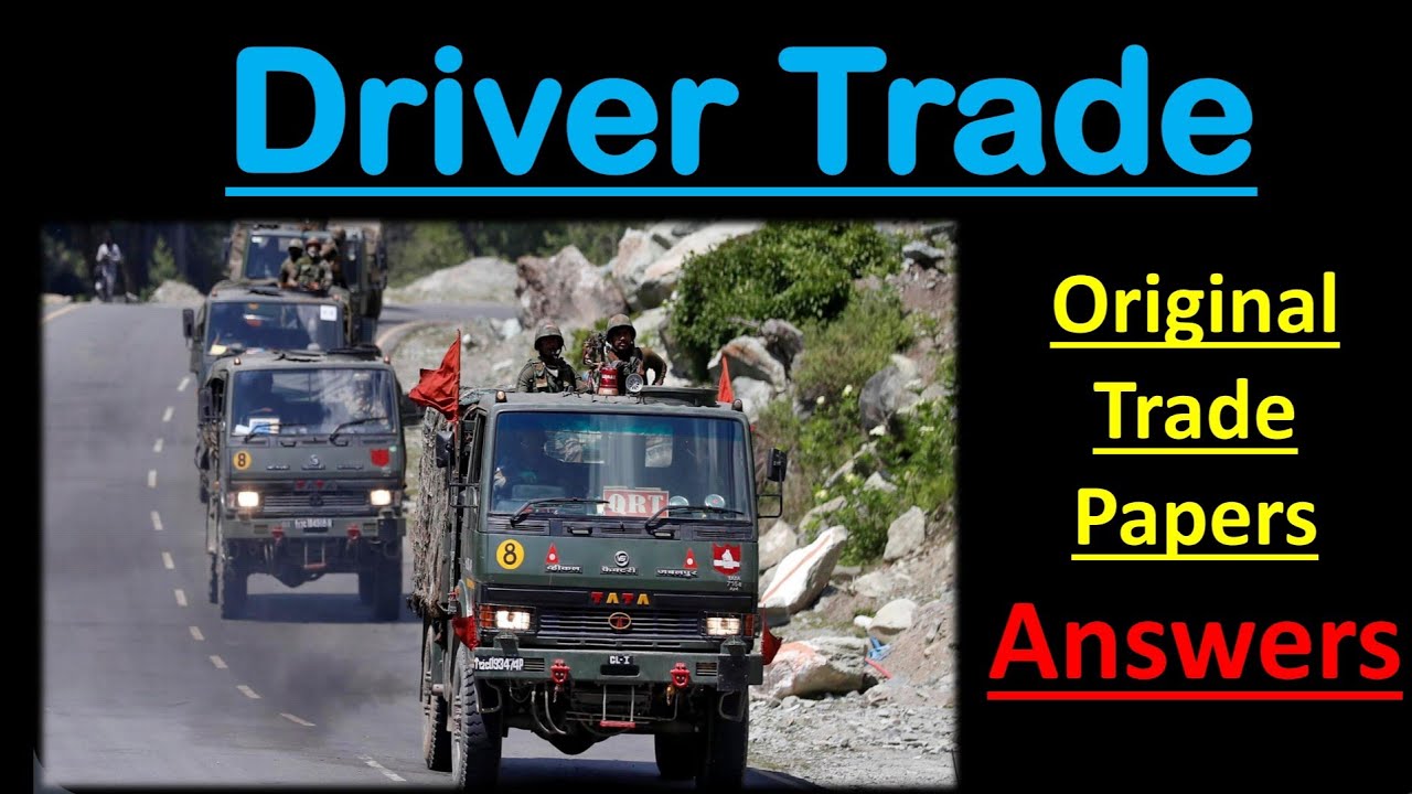 Driver Trade Papers, CISF Driver Trade Exam Papers, Driver Exam Papers ...