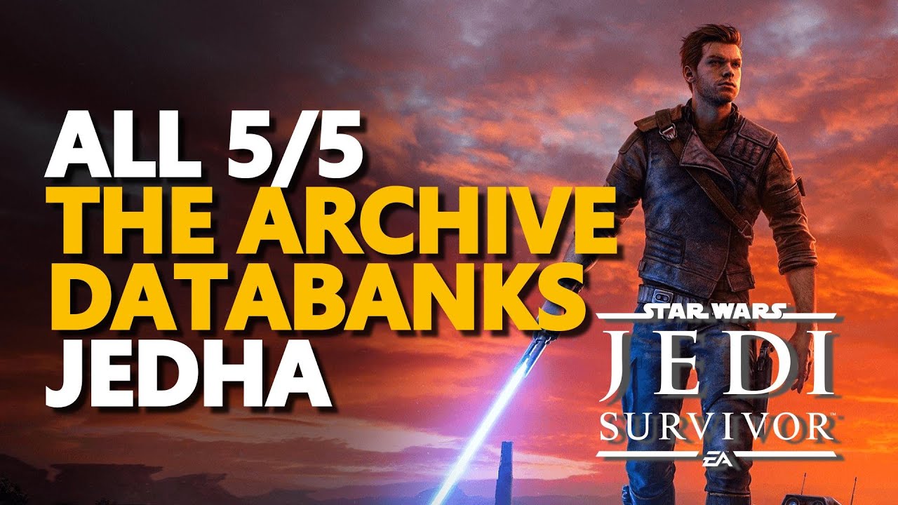 All Jedha The Archive Databank Star Wars Jedi Survivor - YouTube