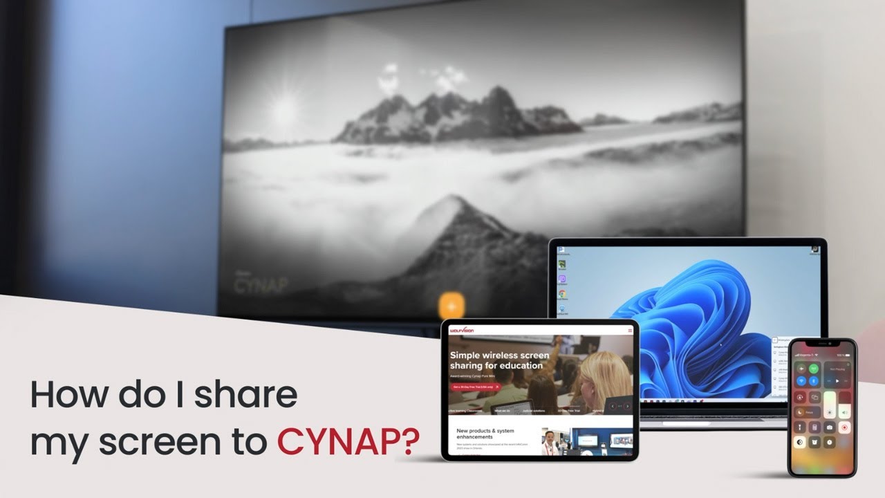 Wireless screen sharing to your WolfVision CYNAP system? - YouTube