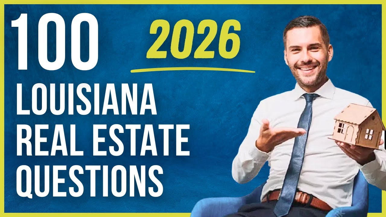 Louisiana Real Estate Exam 2025 (100 Questions with Explained Answers ...