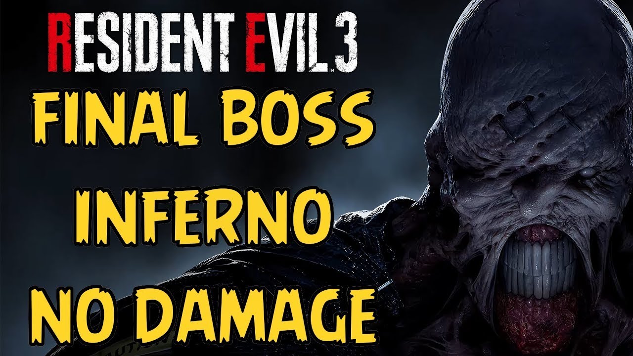 Resident Evil 3 Remake final boss inferno no damage raidan - YouTube