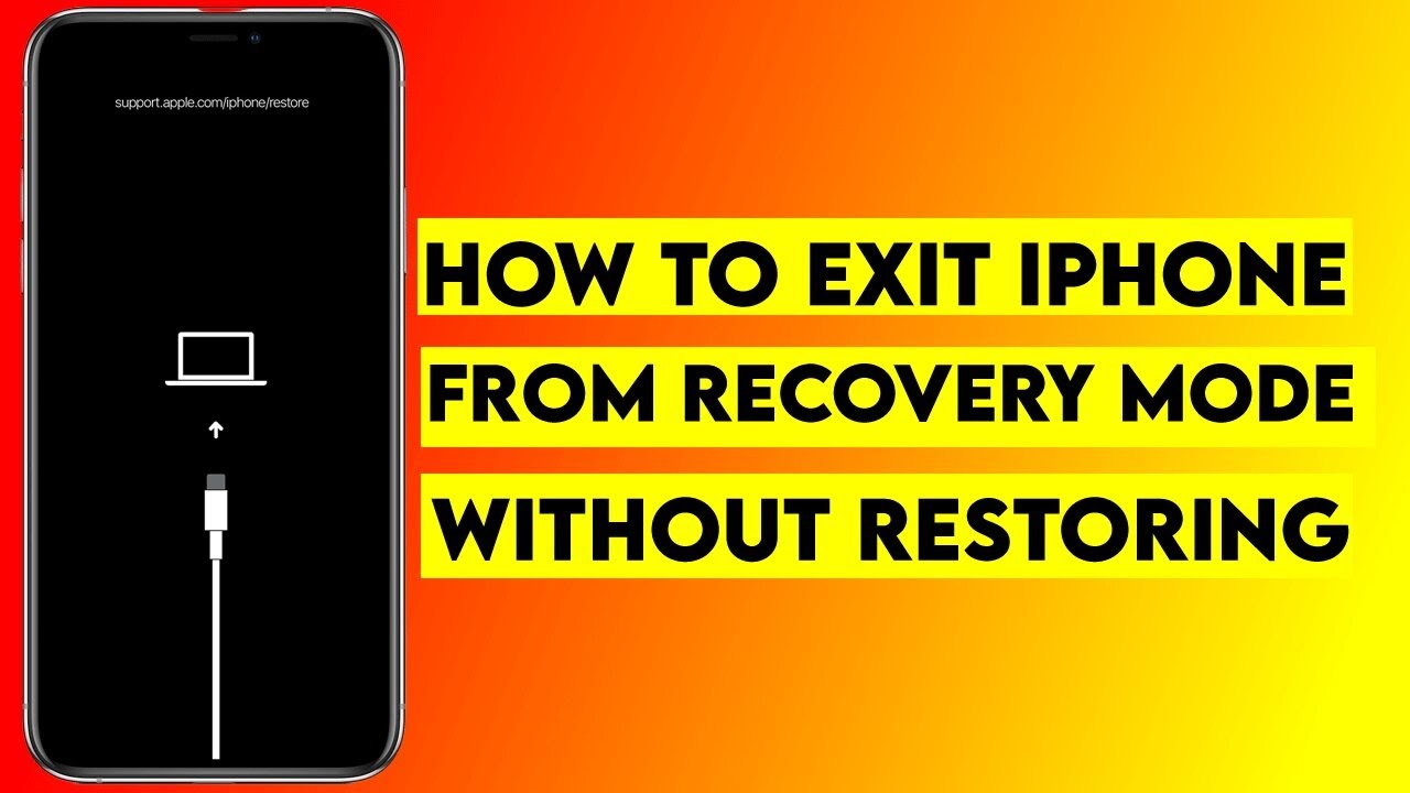 How to exit iPhone from recovery mode | How to exit iPhone recovery ...