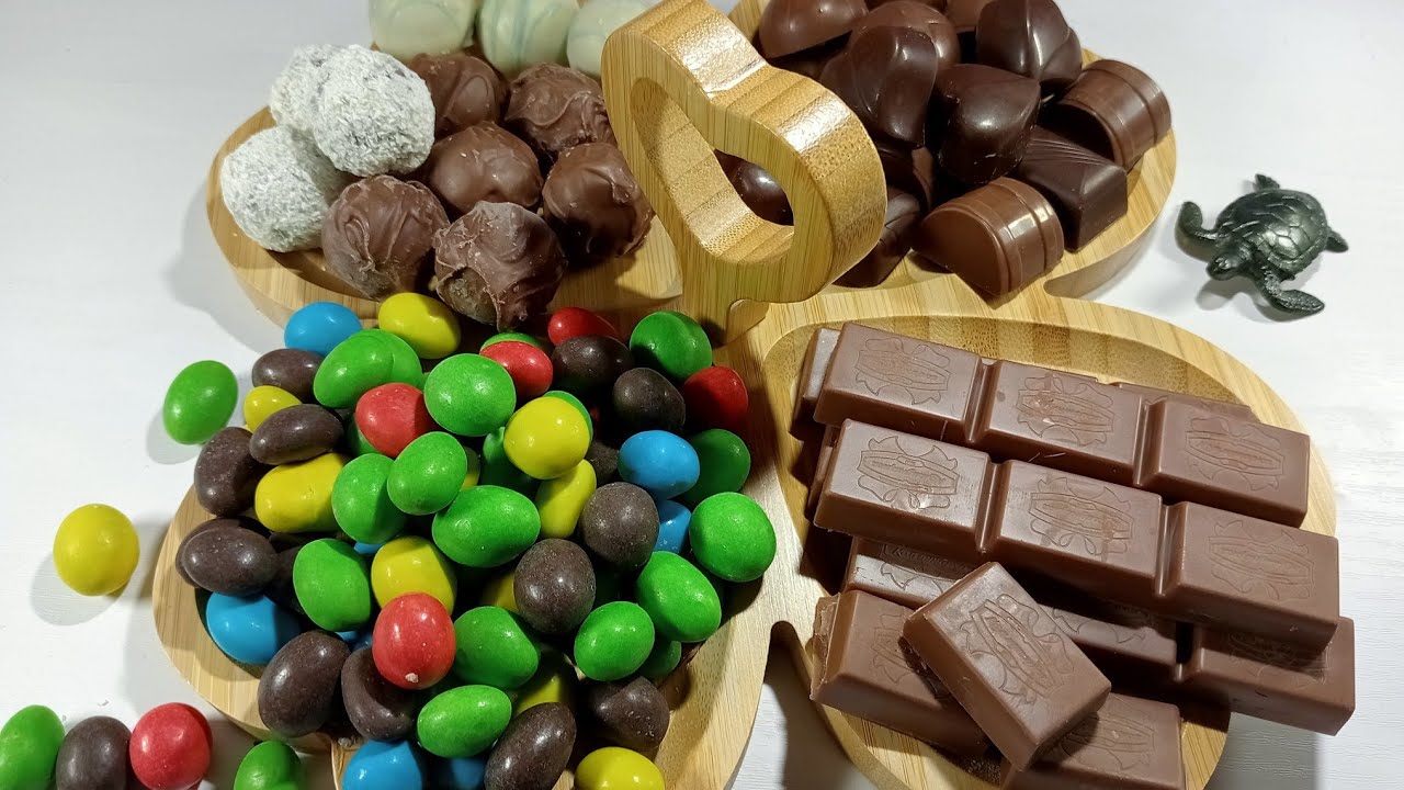 ASMR FOOD/Unpacking of chocolate and chocolates/video for your ...
