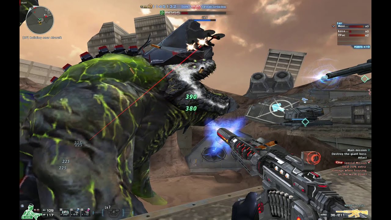 Crossfire Playing Zombie Mode With M4A1-S Laser - YouTube