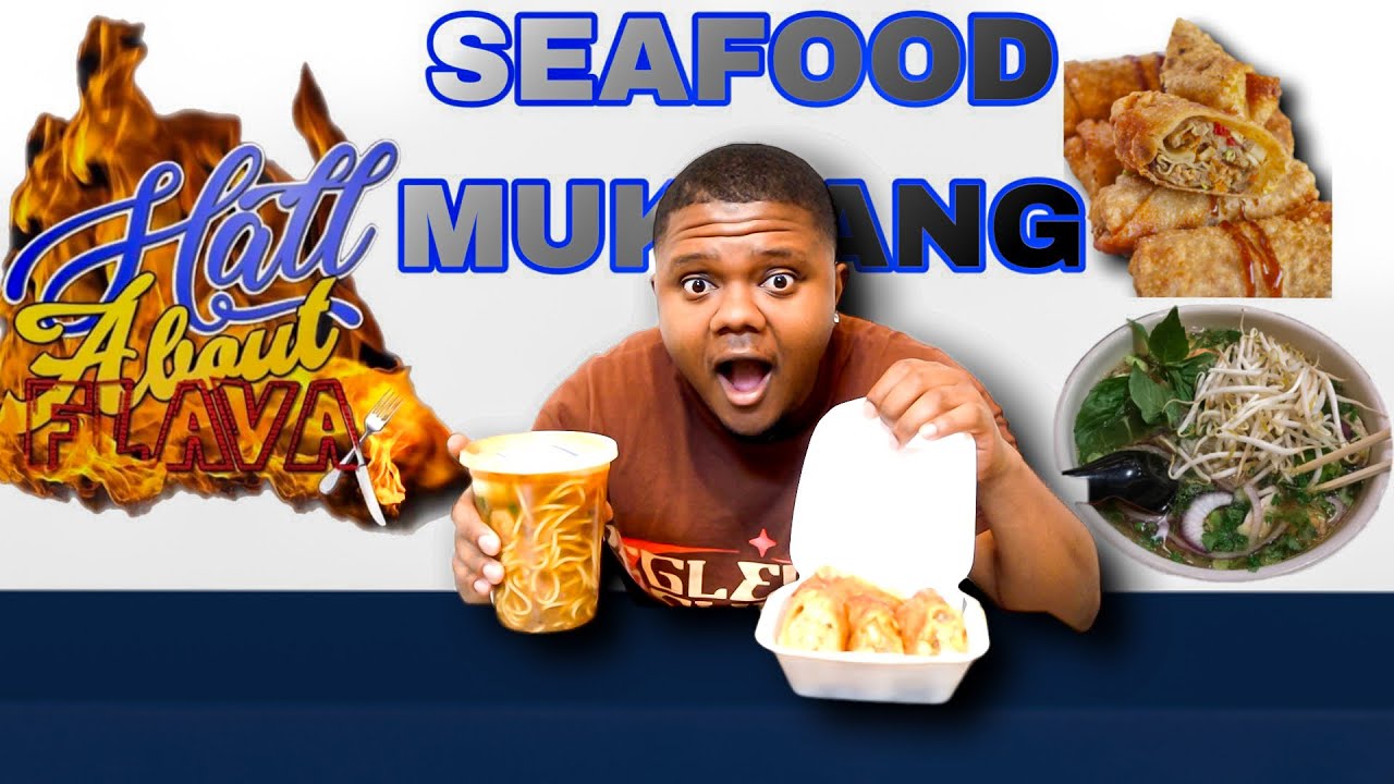 YAKAMEIN SOUP + Seafood Eggrolls | Hall About Flava! MUST TRY ...