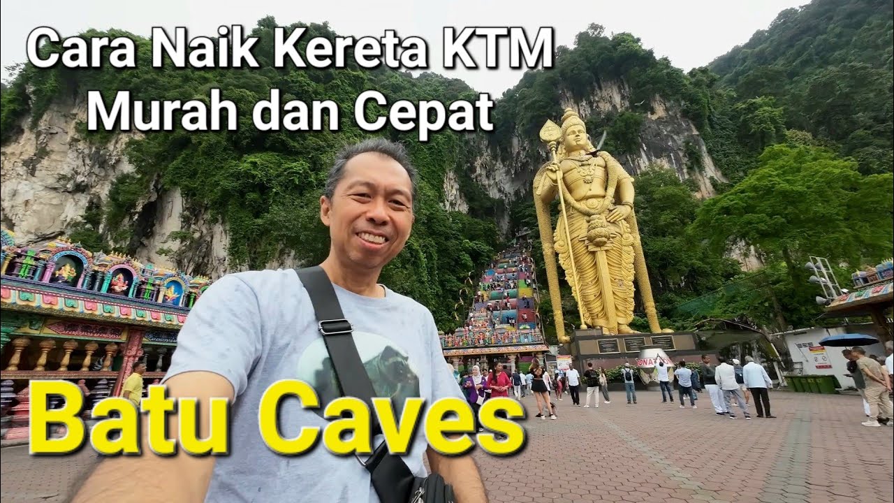 Malaysia Best 🇲🇾 KTM Train to Batu Caves - YouTube