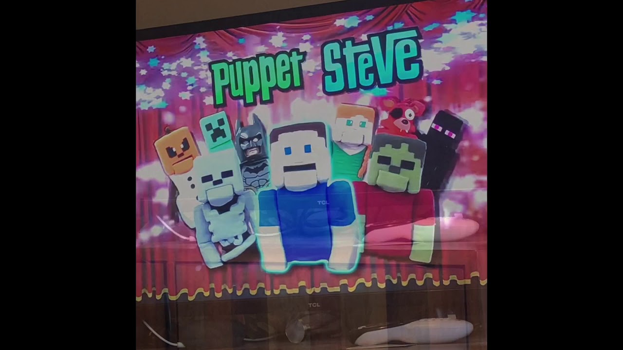 every puppet Steve intro and zombie Steve - YouTube