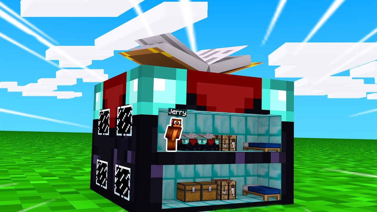 I BUILT TINY HOUSE IN ENCHANTMENT TABLE | MINECRAFT - YouTube