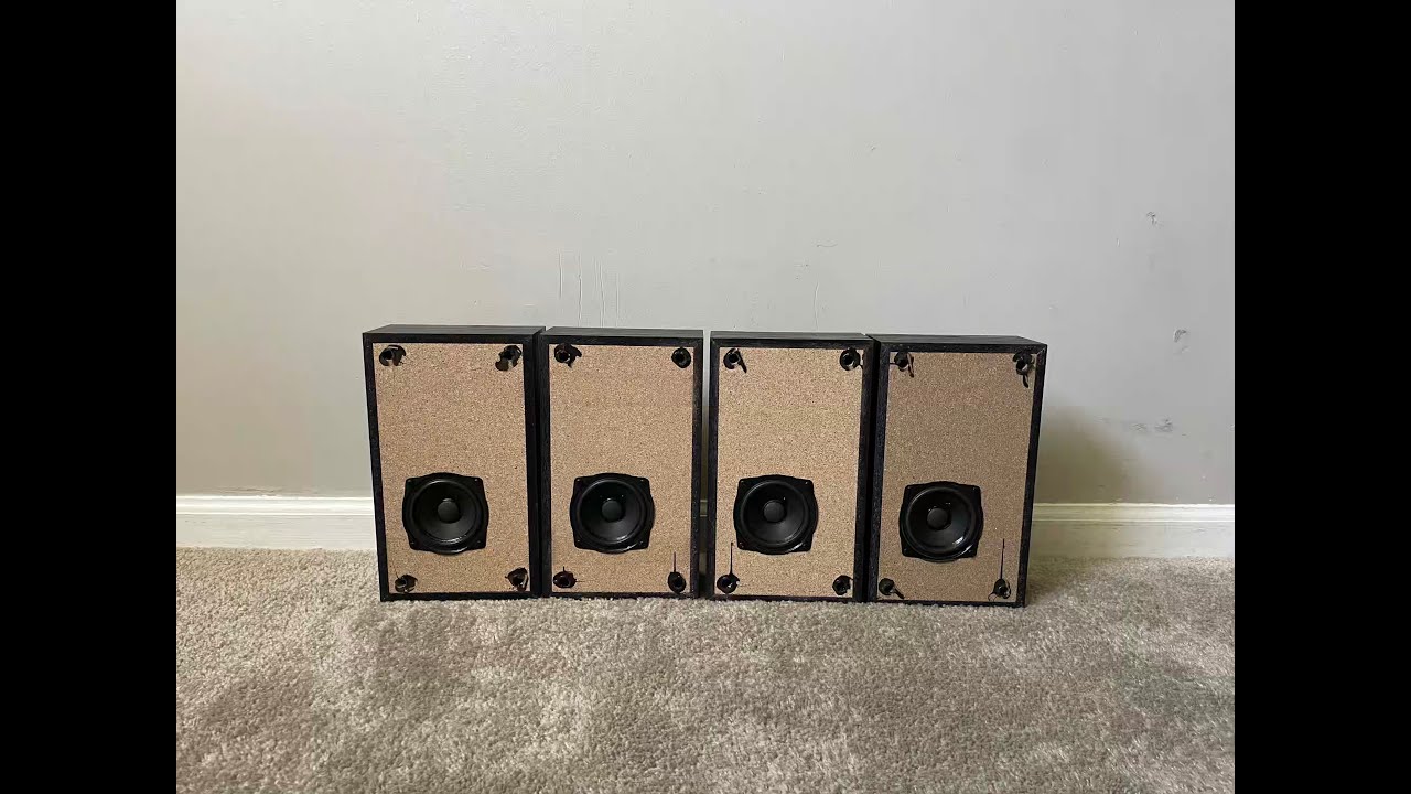 Onkyo SKB-550 and SKM-550S Home Theater Surround Speakers - YouTube