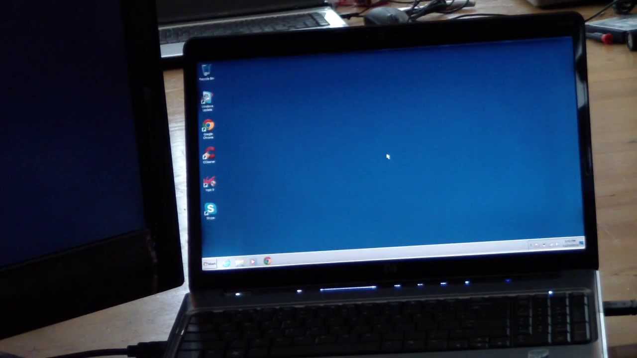 HP DV6 Laptop HDMI to Digital TV Demonstration - YouTube