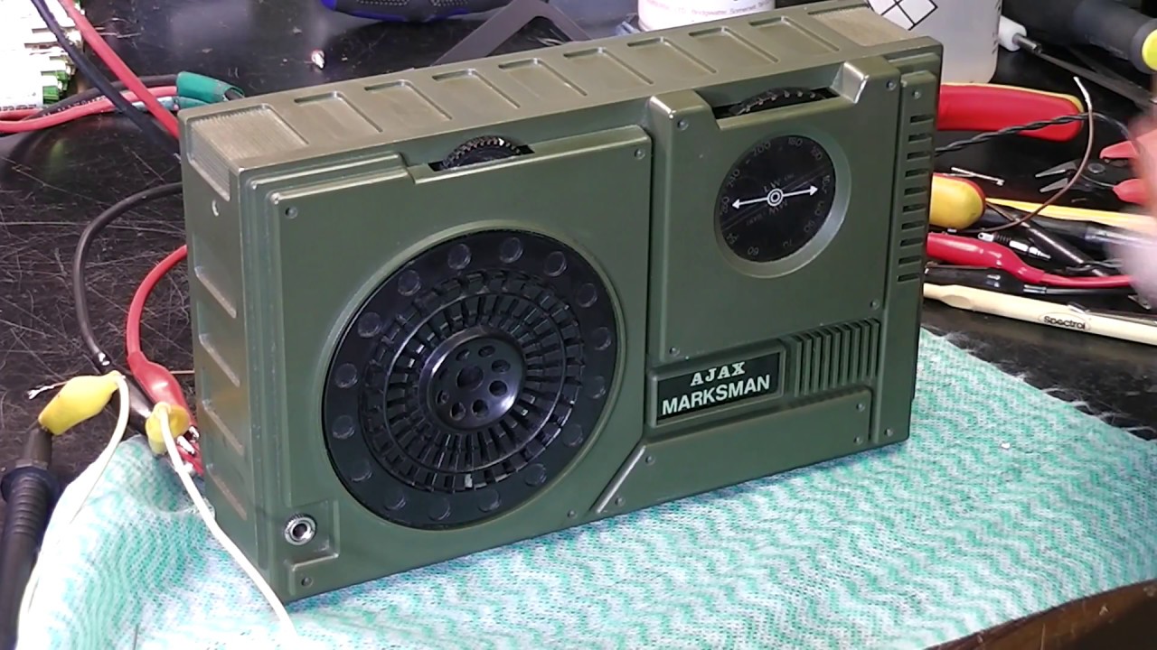 Military Style Vintage Transistor Radio Repair. Warning loud tones ...