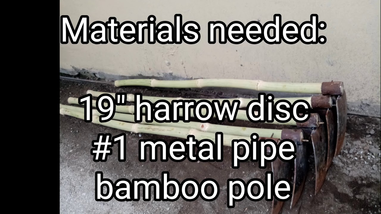 Farm Tool DIY native plow/hand plow Ph. - YouTube