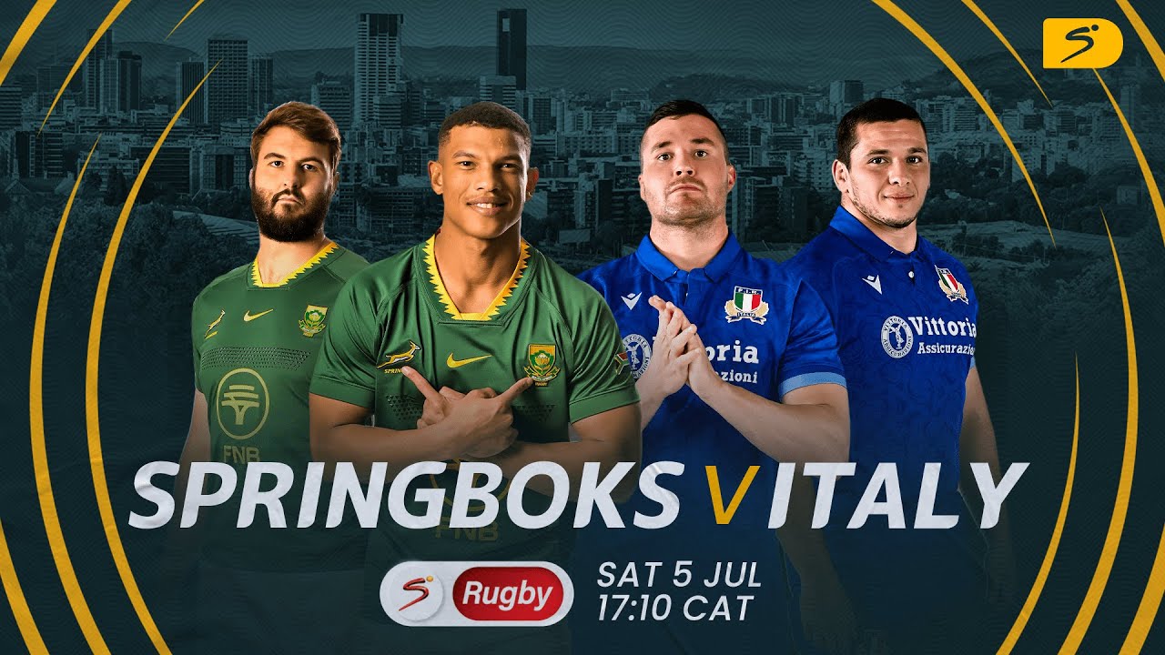 Springboks vs Italy | Pre-Match Show - YouTube