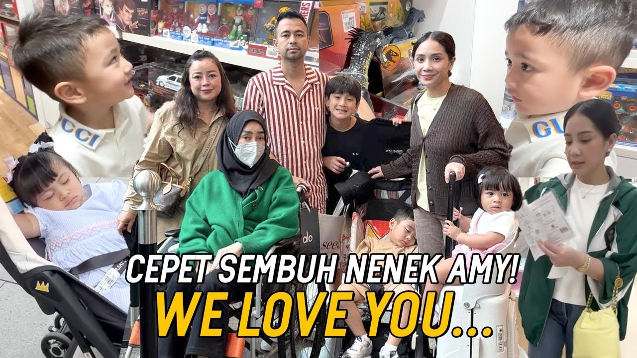 CIPUNG & LILY NYUSUL KE SINGAPORE JENGUK NENEK AMY… NAGITA TEMENIN LILY ...