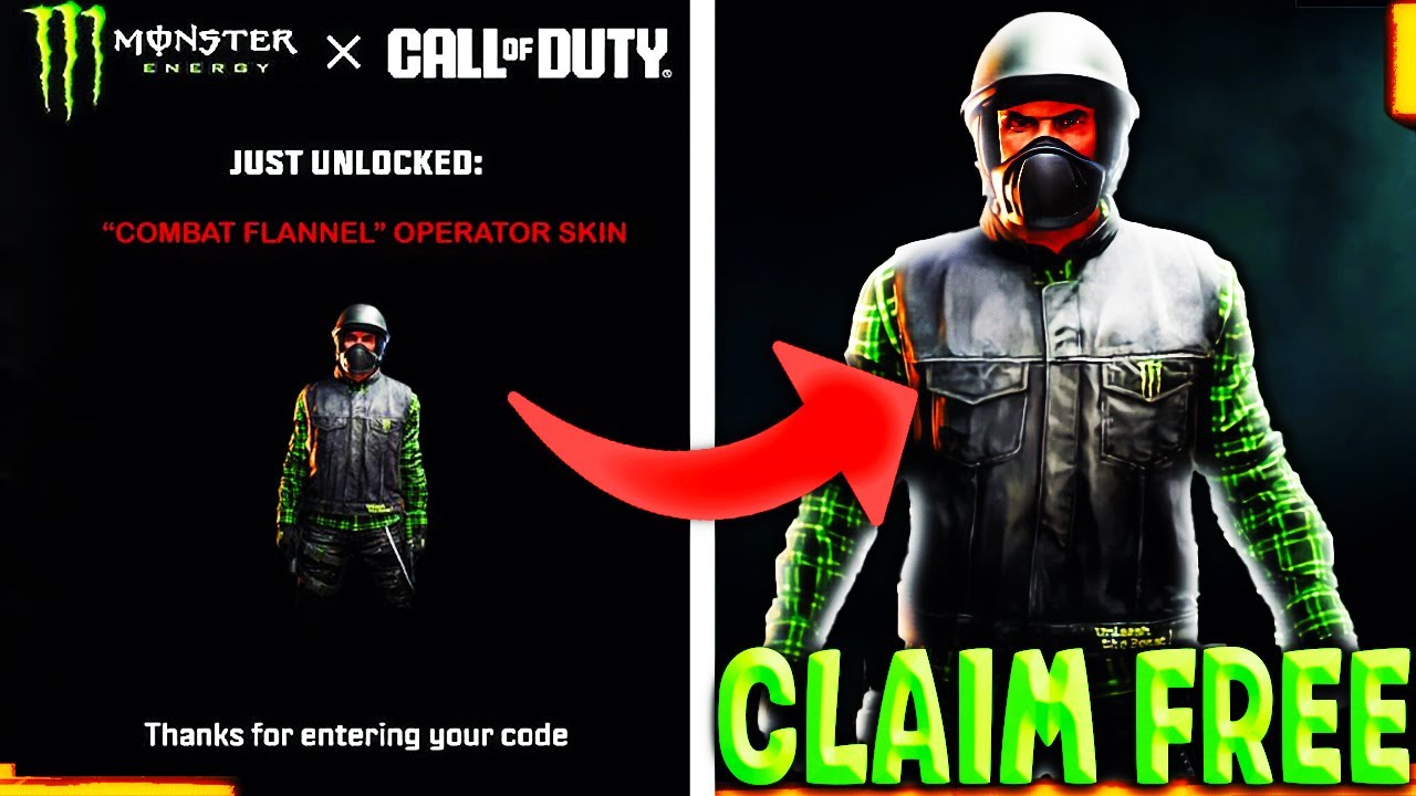 CLAIM NEW FREE Monster Energy Rewards for Warzone & Black Ops 6 ...
