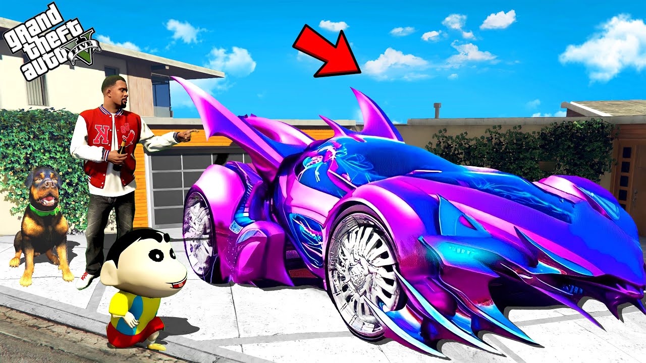 GTA 5 : Franklin Transforming Biggest God Car In GTA 5 ! (GTA 5 Mods ...